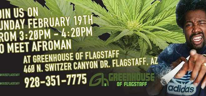 Meet Hip-Hop Artist Afroman on Feb 19 at Flagstaff Dispensary