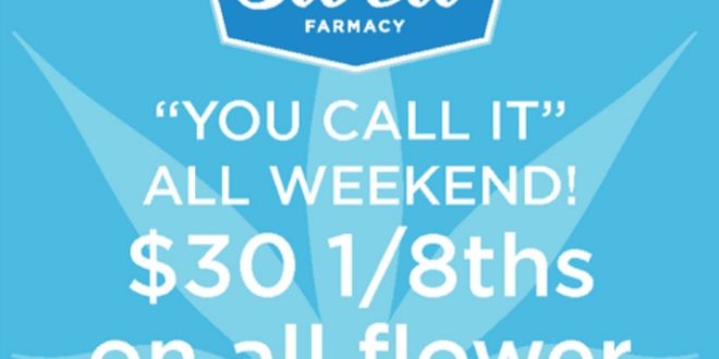 $30 1/8ths All Weekend @ Swell Farmacy Locations