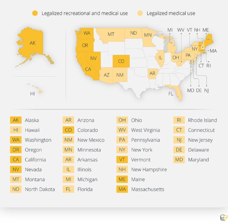 The United States of Marijuana Legalization