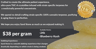 $38 Grams of Pure THC-A Crystalline @ Nature's Medicines