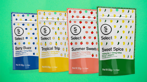 New THC "Nano Gummies" Launched by Curaleaf and Select