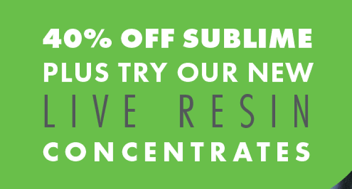Get Up to 40% Off Sublime Products