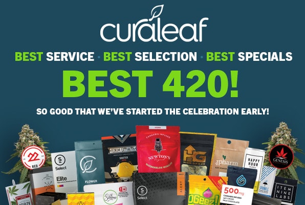 Big Deals from 4/16-4/20 @ Curaleaf