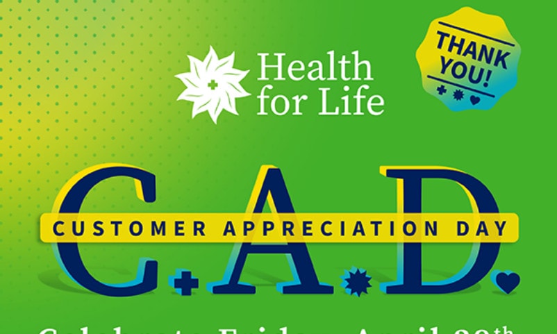 Customer Appreciation Day Deals @ Health For Life